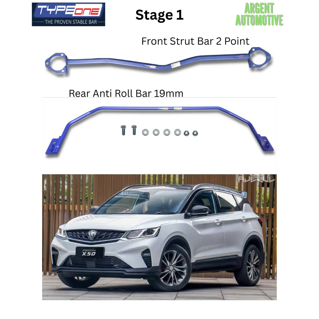 [ PACKAGE TYPE ONE SAFETY BAR ] PROTON X50 2020 2023 2024 To 2025 1set ...