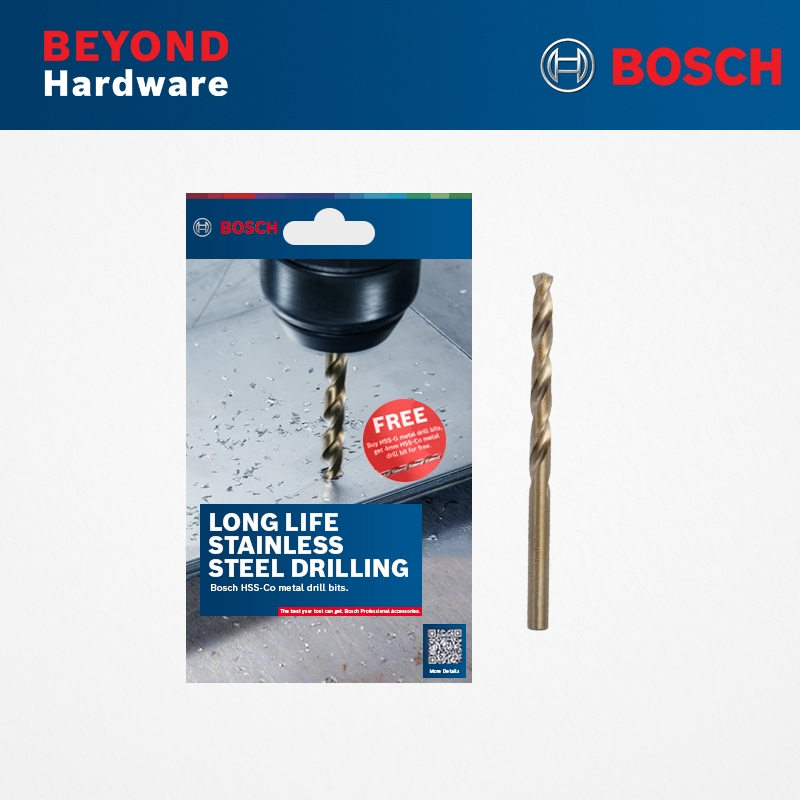 [FG] BOSCH HSS-CO Metal Drill Bits Sample Card | Shopee Malaysia