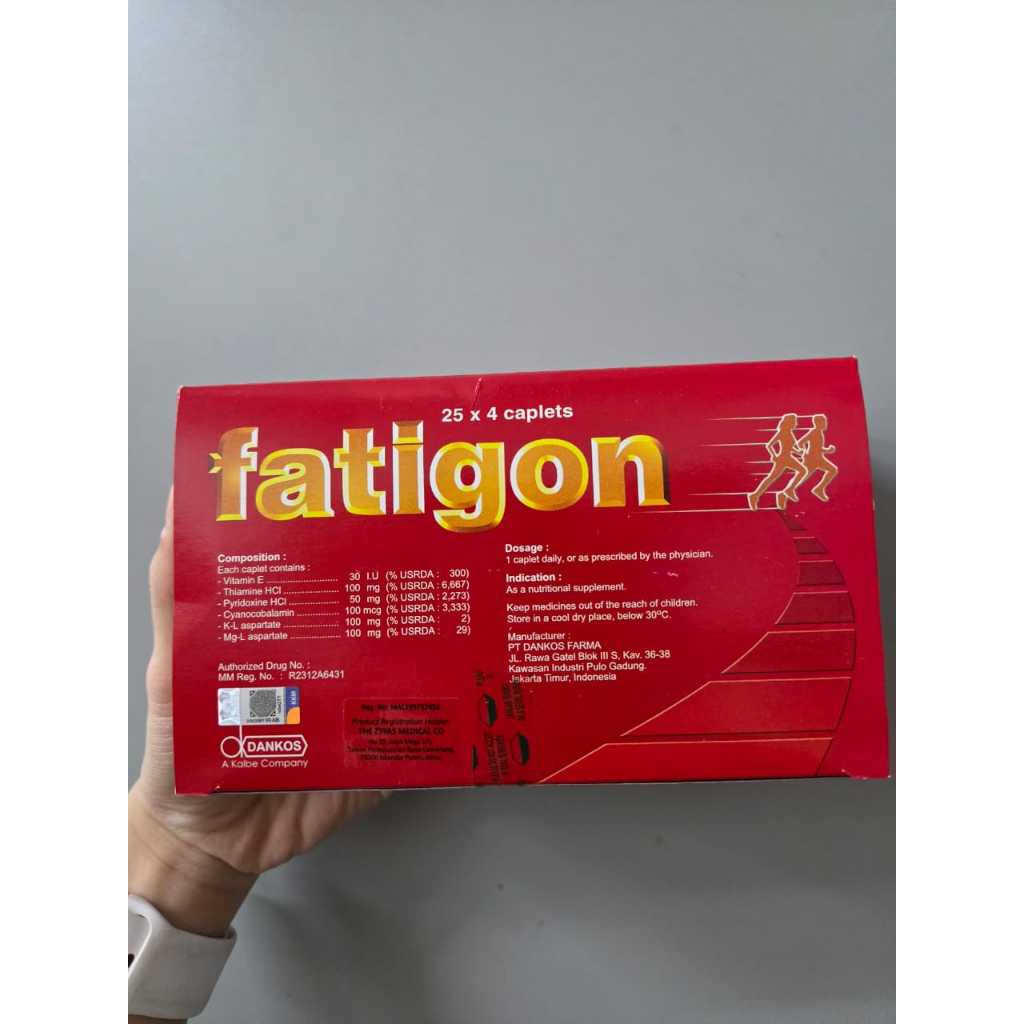 FATIGON CAPLETS (25x4'S) | Shopee Malaysia
