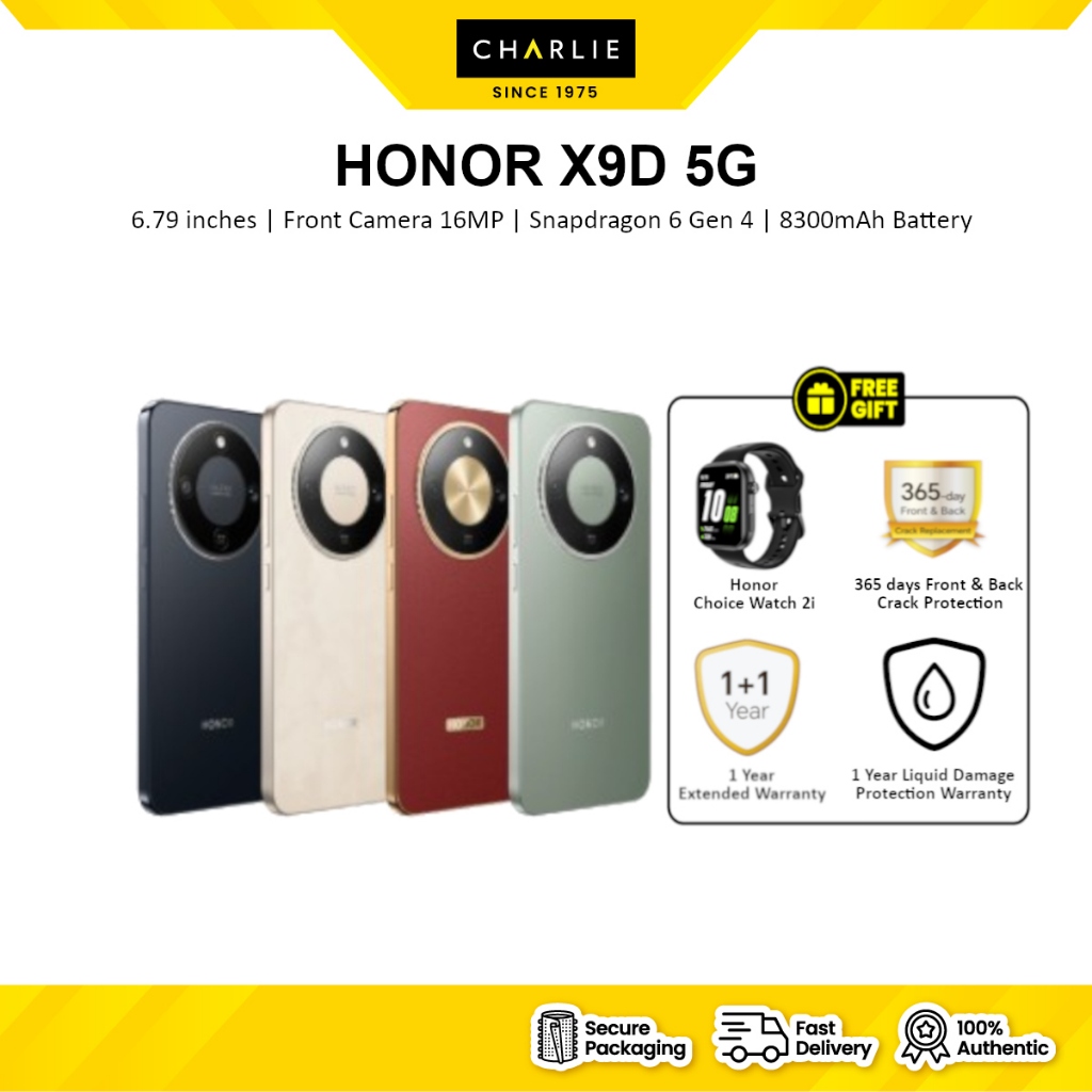 HONOR X9D 5G SMARTPHONE (12GB RAM+256GB ROM) | ORIGINAL HONOR MALAYSIA ...