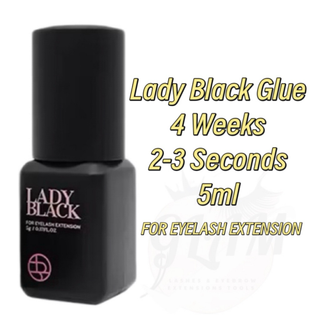 Lady Black 5ml | Eyelash Extensions Glue | Super Fast Drying In 2sec ...
