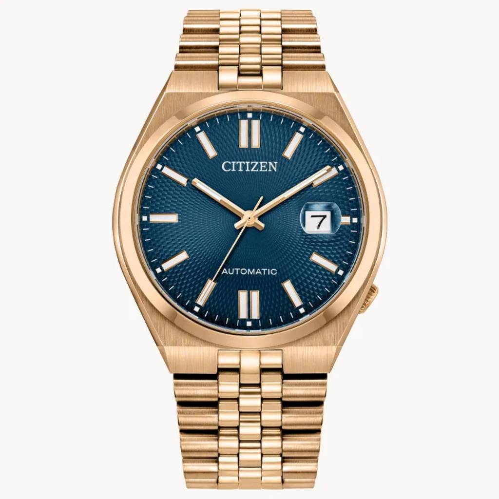 Citizen Tsuyosa 60 NK0023-57L Rose Gold 40mm Jubilee Watch | Shopee ...