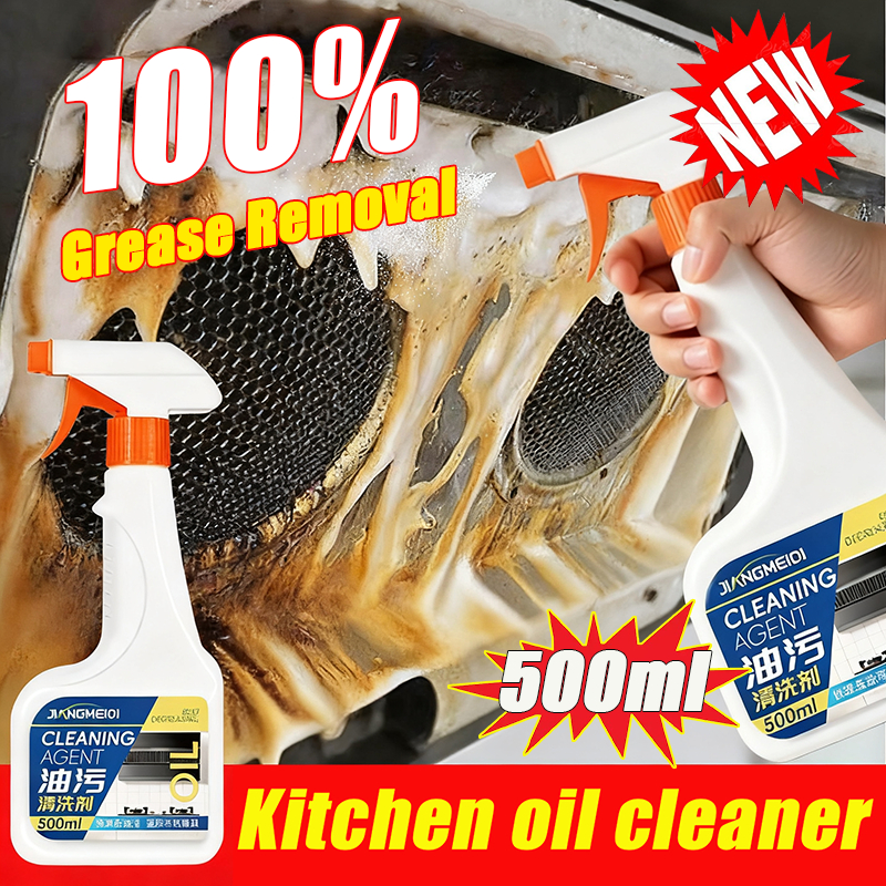Strong Degreaser Kitchen Cleaner 500ml Removes Grease Oil Stains Dirty ...