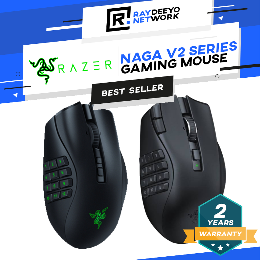 Razer Naga V2 Pro & V2 HyperSpeed Wireless Gaming Mouse | Shopee Malaysia