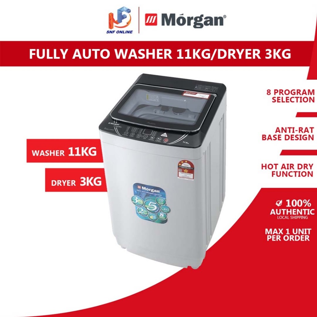 Morgan Mesin Basuh Automatik Fully Auto Washing Machine / Dryer (11 kg ...