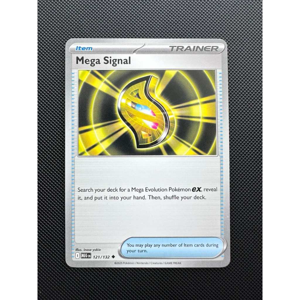 Mega Signal - 121/132 - Uncommon - Mega Evolution - Pokemon Card ...