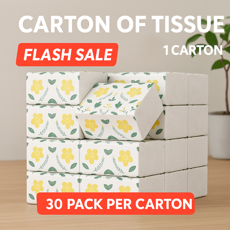 【30 PCS】Tisu Wajah Lembut & Tebal, 300 Helai Cotton & Bamboo Tissue ...