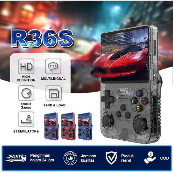 Game Boy R36S Retro Handheld Console - Linux System, 3.5 Inch IPS ...