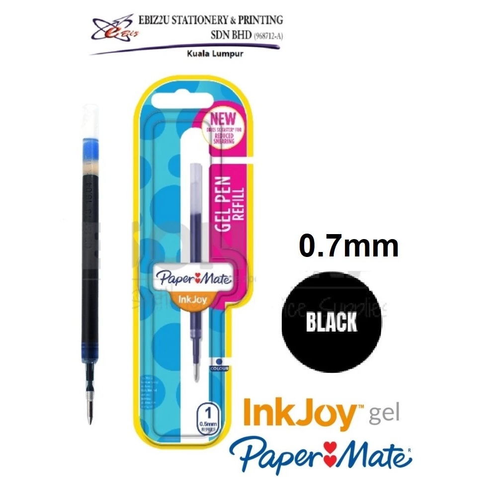 Refill Papermate Inkjoy Gel Pen 0.5mm / 0.7mm Paper Mate Refill ...