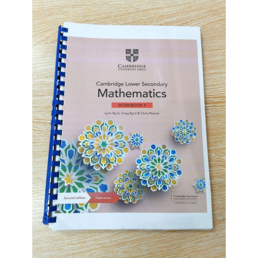 [with Answer] Cambridge Lower Secondary Mathematics Workbook 9 | Shopee ...