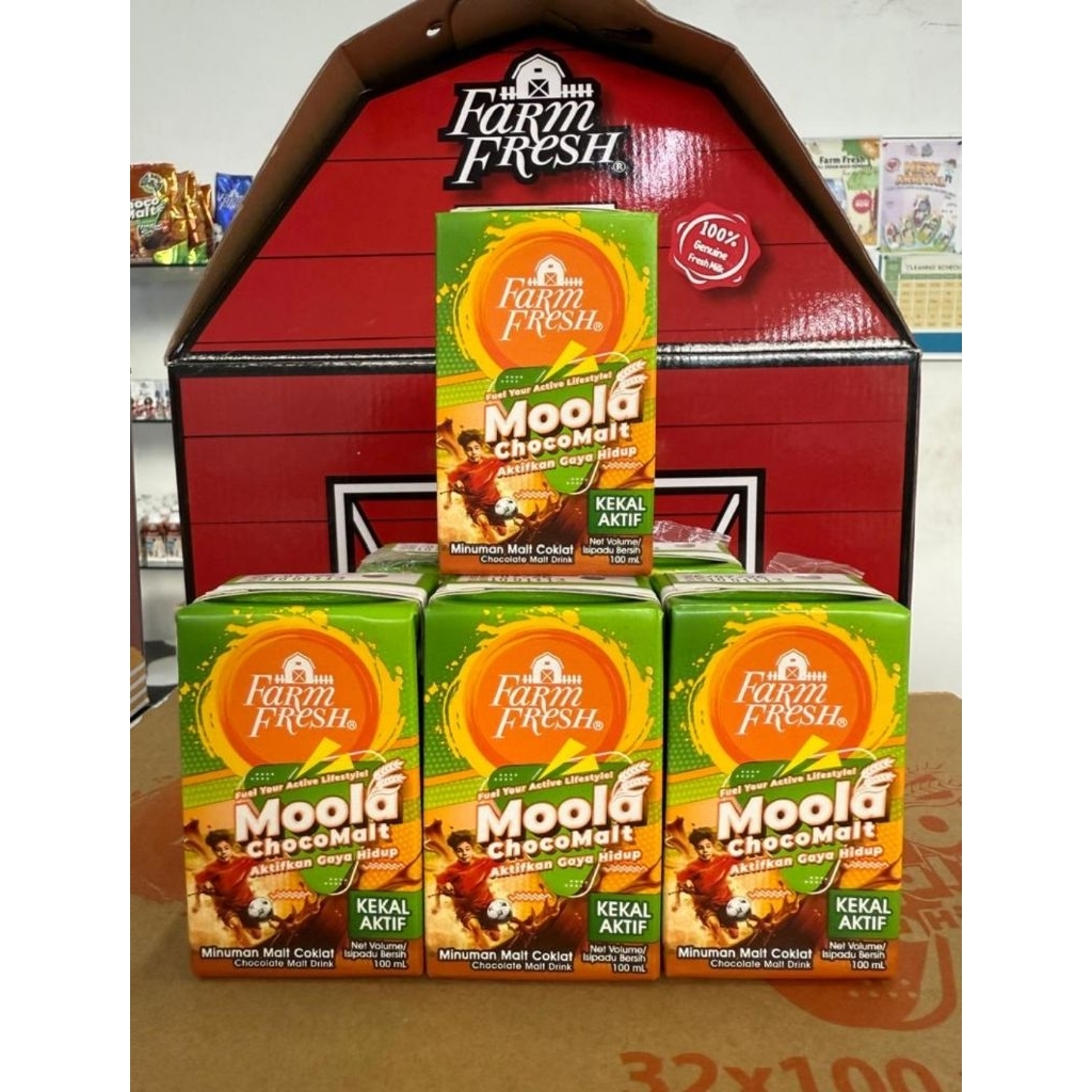 Farm Fresh UHT Moola ChocoMalt 100ML x32pcs | Shopee Malaysia