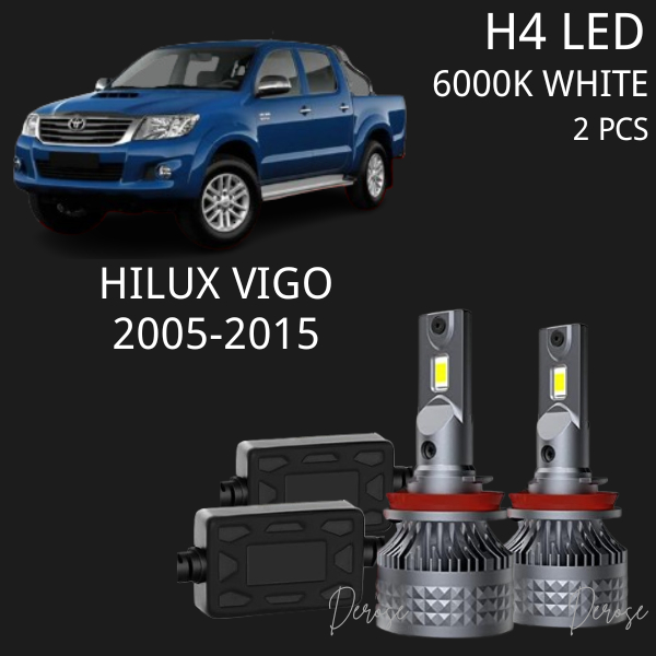 Toyota Hilux Vigo Hilux 2005-2015 H4 Car LED Headlamp LED Headlight ...