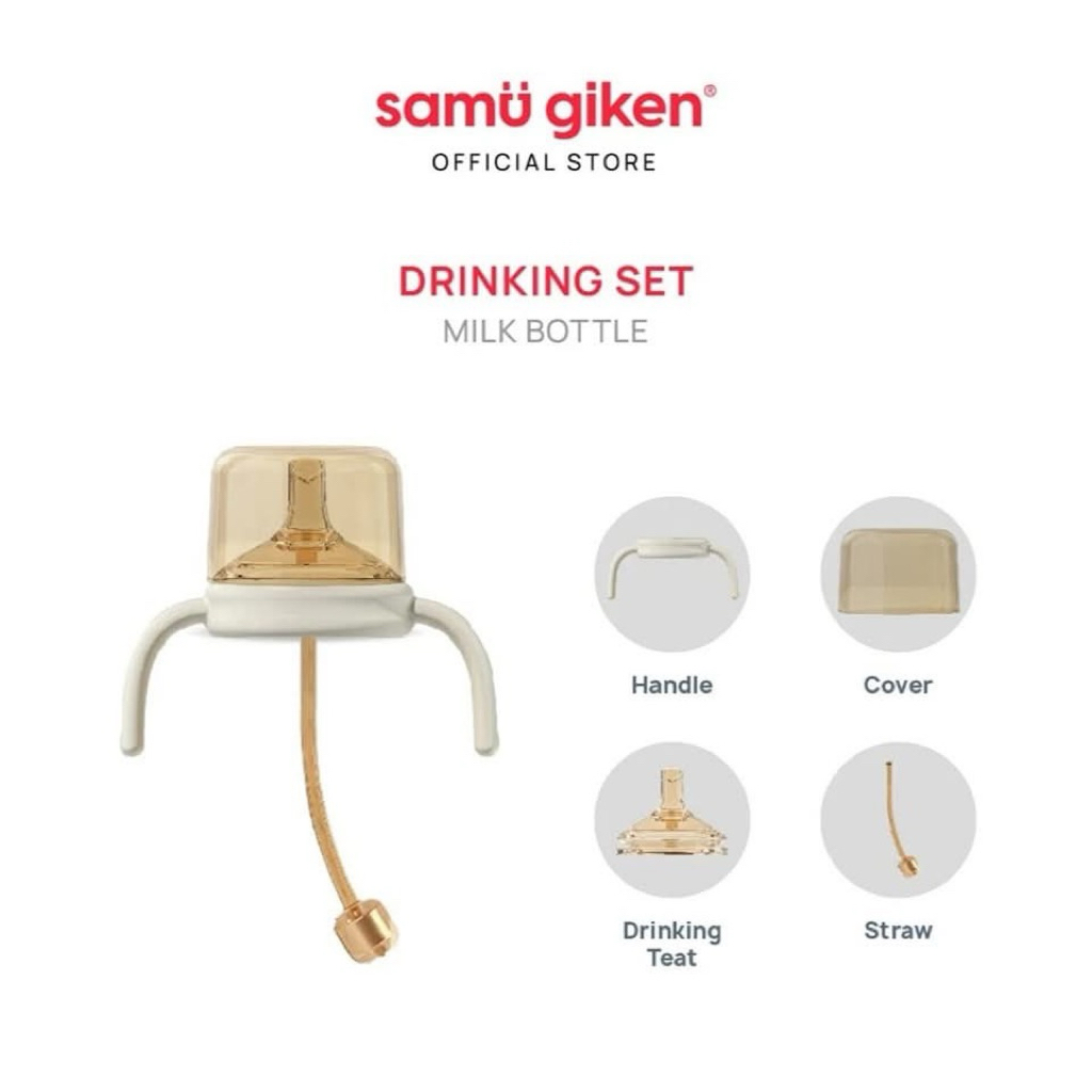 DRINKING SET SAMU GIKEN SUITABLE WITH HANI PPSU BOTTLE SAMU GIKEN ...