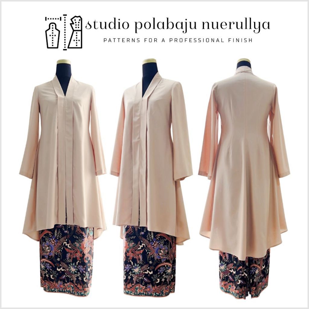 Pola baju PDF : Nirmala | Panduan jahit lengkap (Tutorial + Basi + Info ...