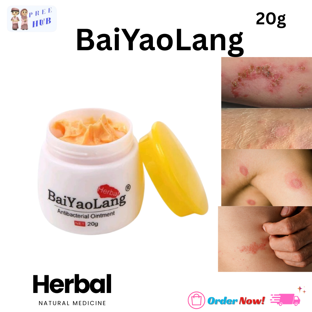 Bai Yao Lang Cream Aantibacterial Ointmant 20g Recover Skin Healing Infection | Shopee Malaysia