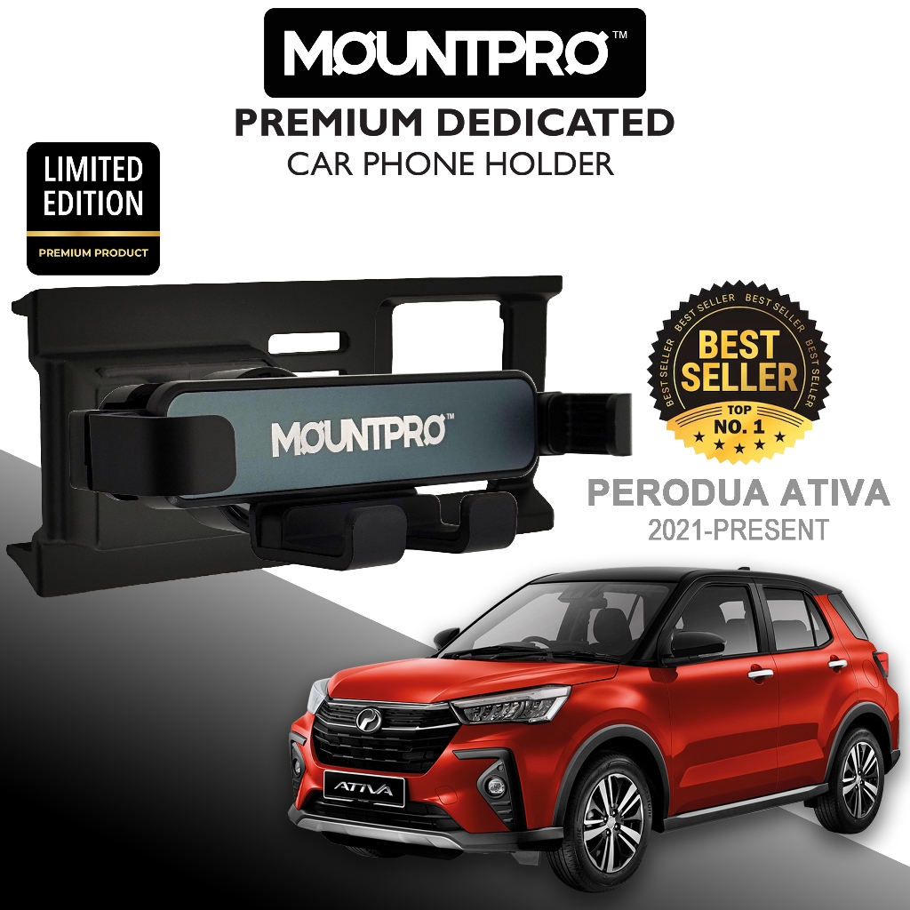𝗠𝗢𝗨𝗡𝗧𝗣𝗥𝗢™ Limited Edition Premium Dedicated Car Phone Holder Perodua ...