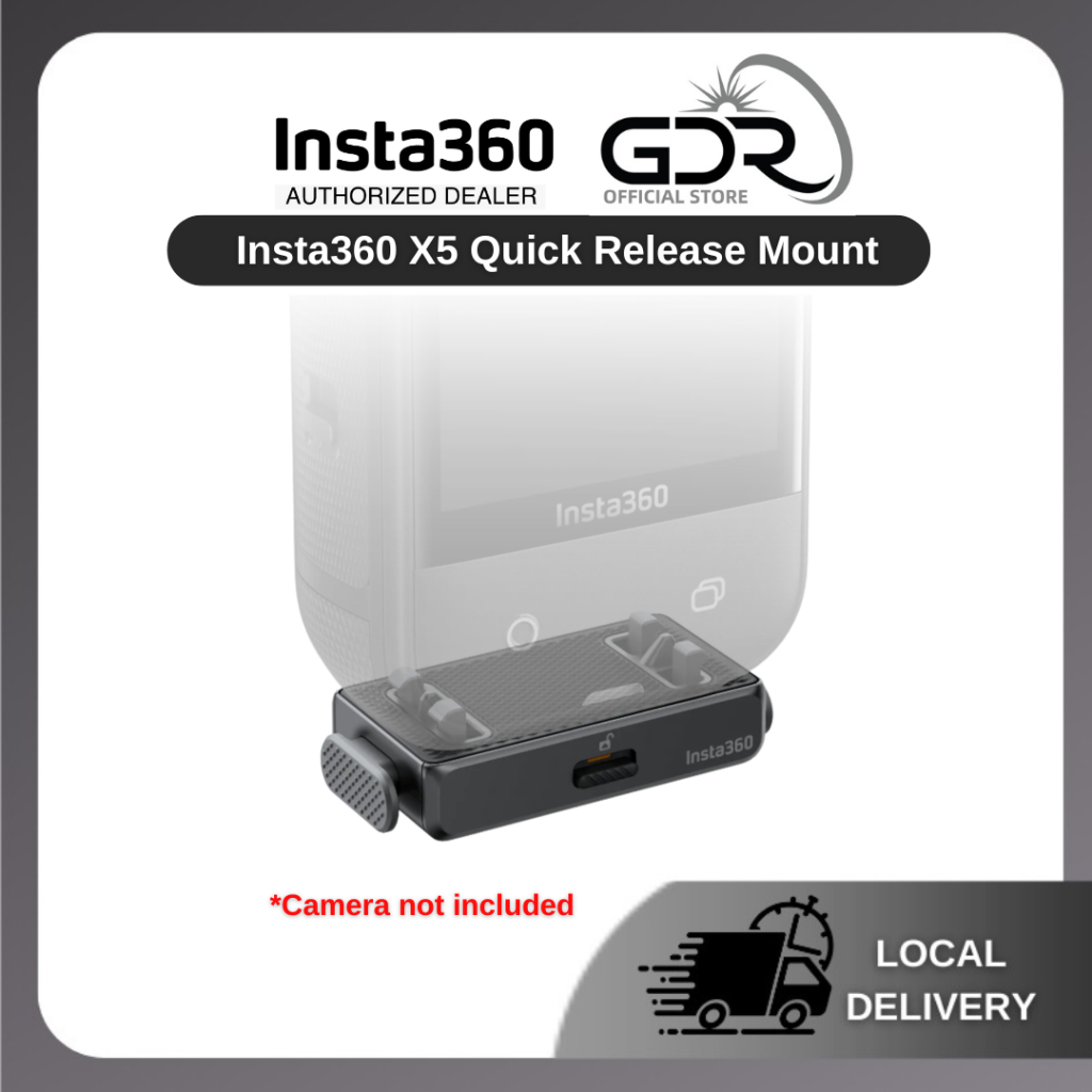 Insta360 X5 Quick Release Mount (Original) | Shopee Malaysia