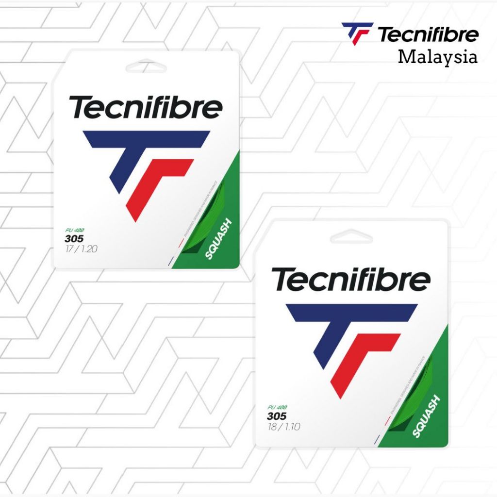 Tecnifibre 305 18g 1.10mm Green Packet Squash String | Shopee Malaysia