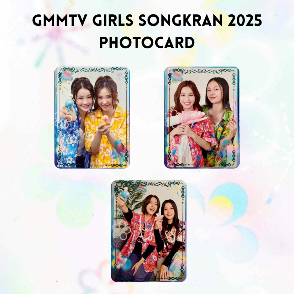 Gmmtv Girls Songkran 2025 Collectable Photocard | Shopee Malaysia