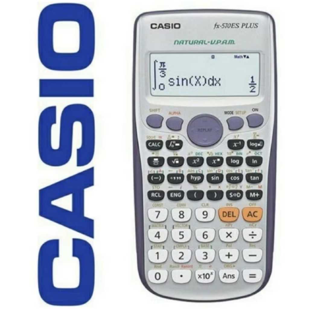 Casio FX-570ES Plus Scientific Calculator – Original, Dual Display, 1 ...