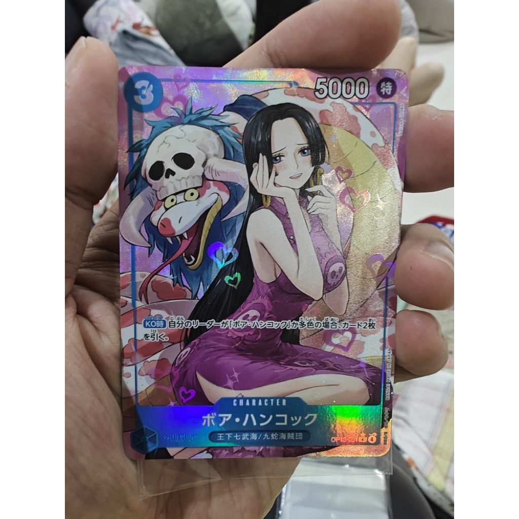 Bandai One Piece OPTCG Parallel AA R OP13-051 Boa Hancock | Shopee Malaysia
