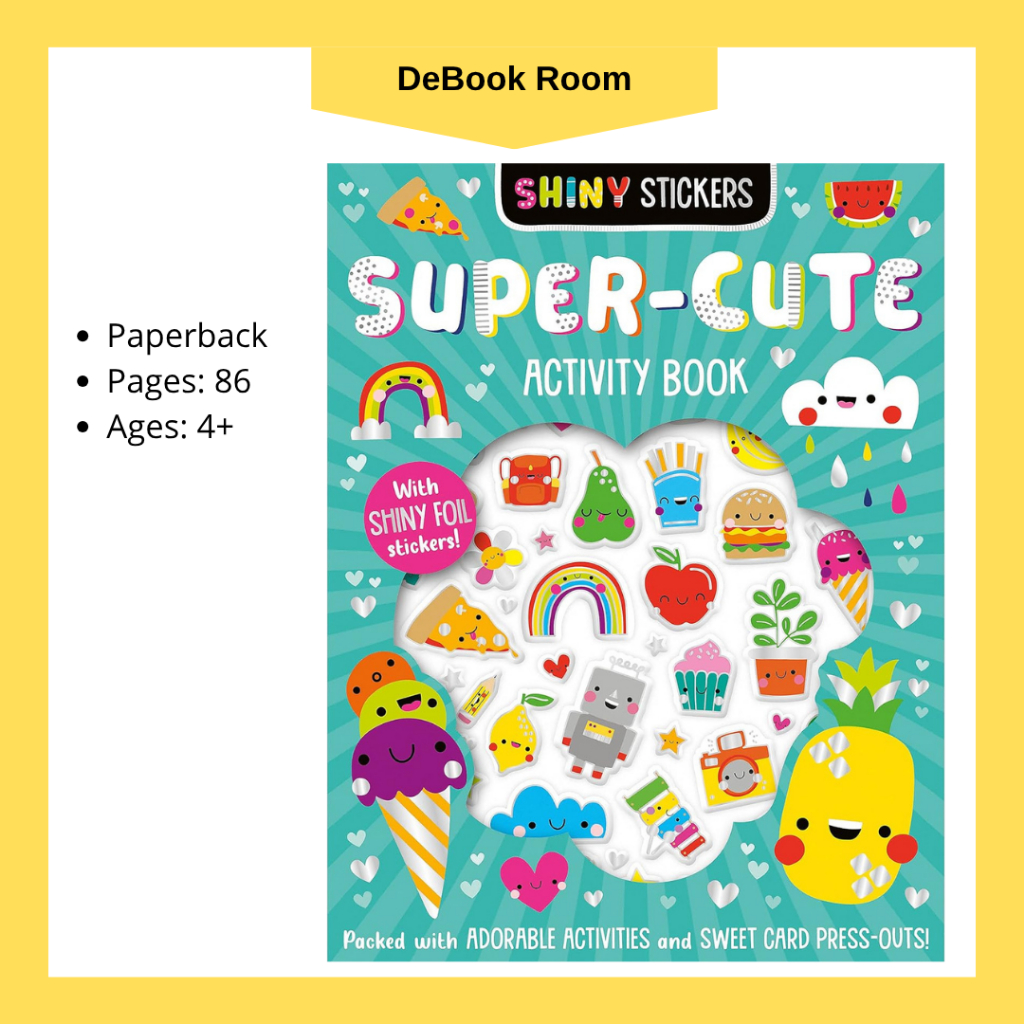 Shiny Stickers Super-Cute Activity Book | Shopee Malaysia