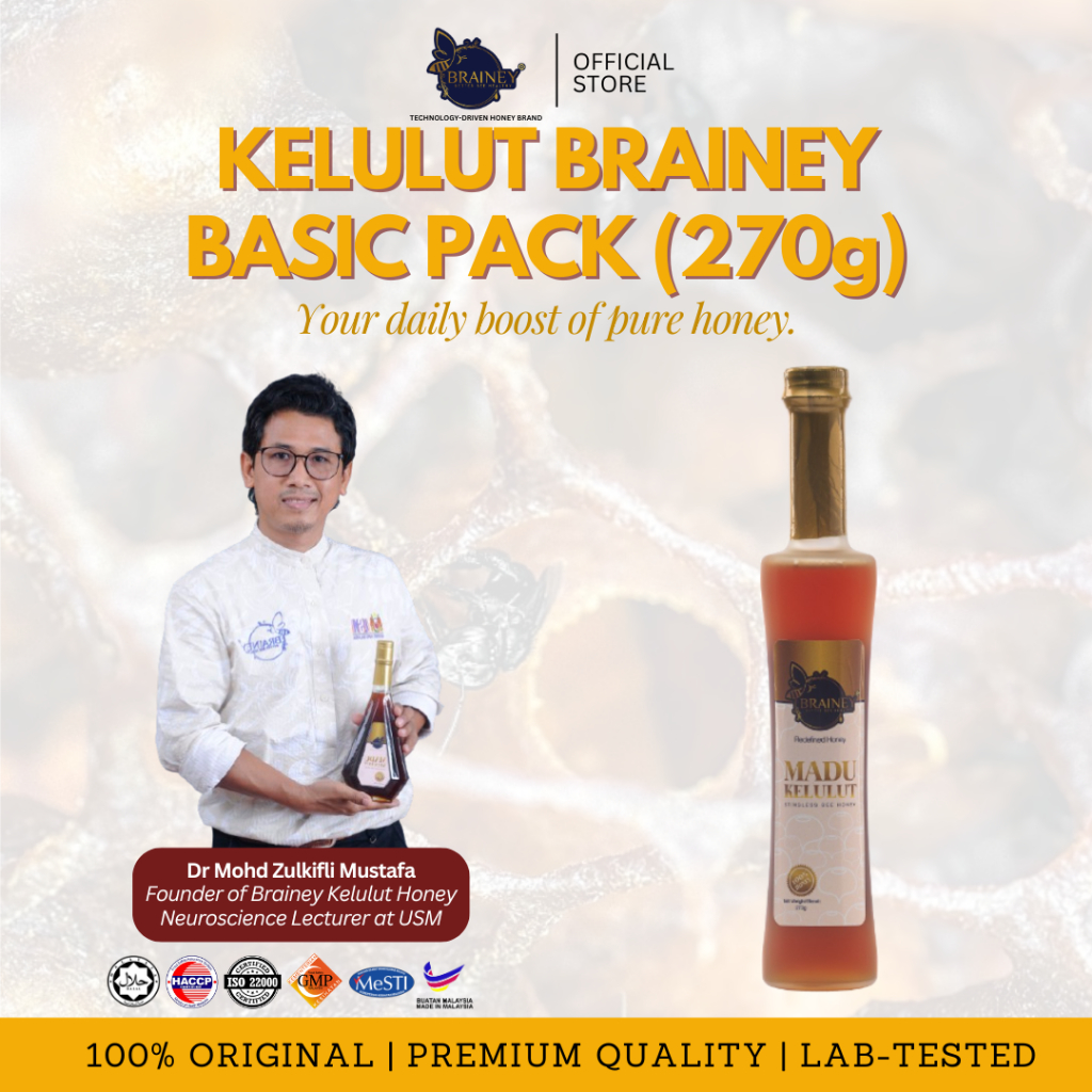 Ready Stock Kelulut Brainey (270g) | 100% Authentic, Pure & High ...