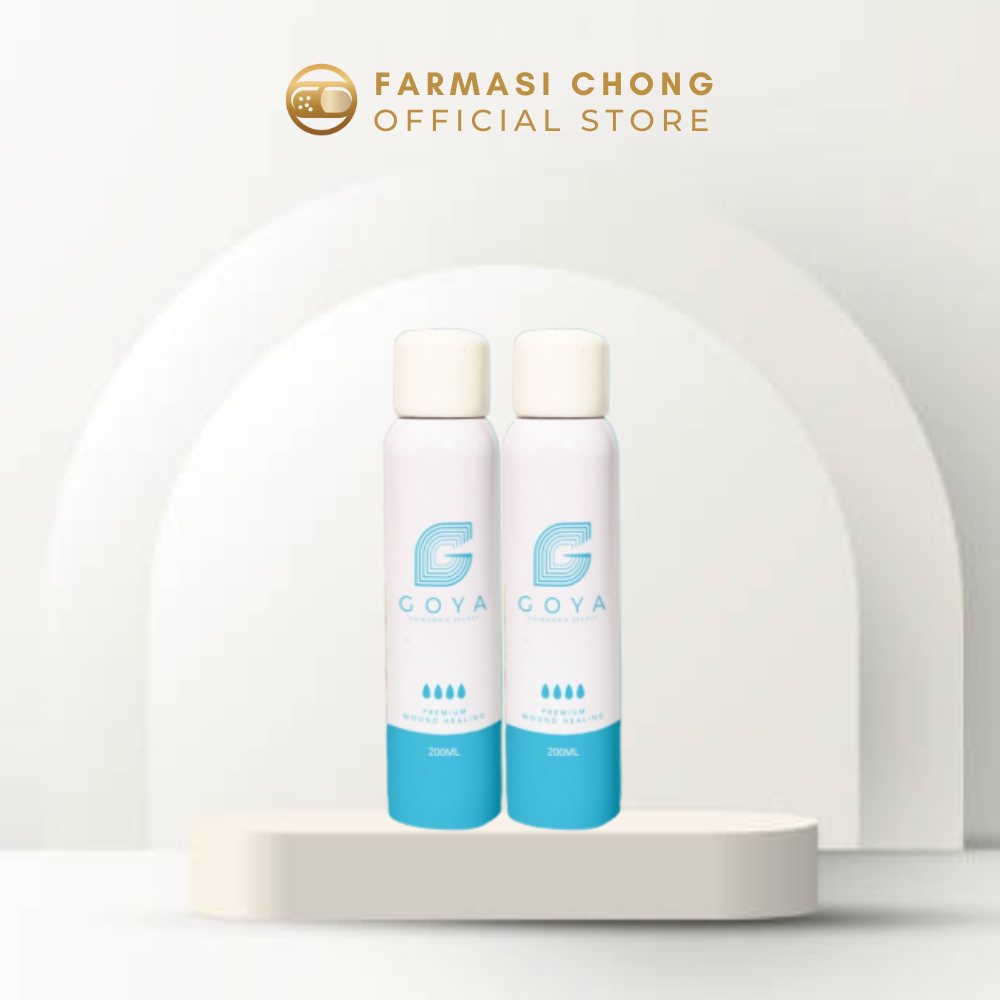(FOC GOYA SPRAY 10ML) GOYA Premium Wound Healing Spray 2x200ml | Fast ...