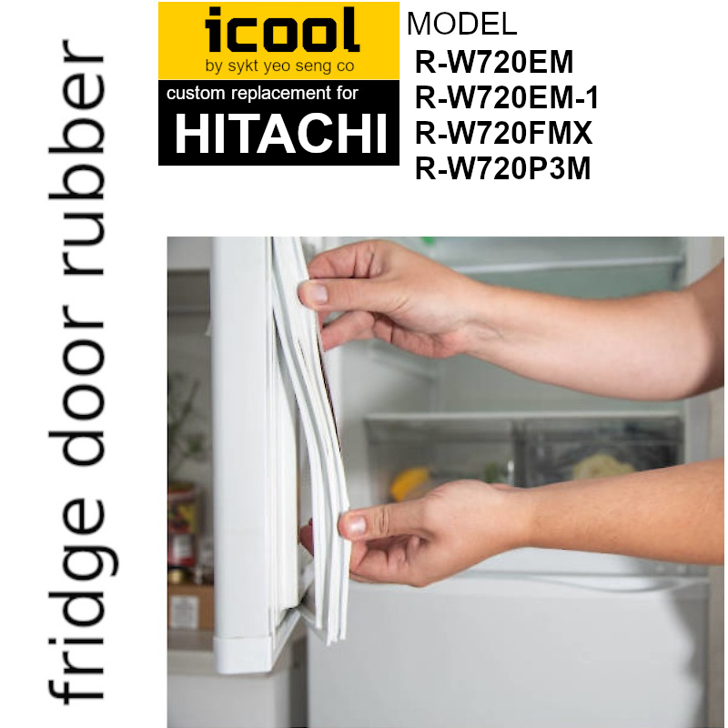 HITACHI Refrigerator Fridge Door Seal Gasket Rubber Replacement part R ...