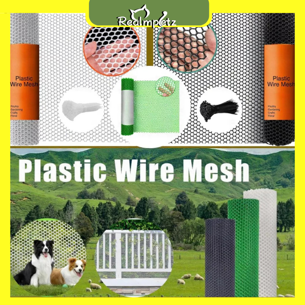 DRealm PVC Netting Balcony Safety Net Cover Mesh Halang Kucing Masuk ...