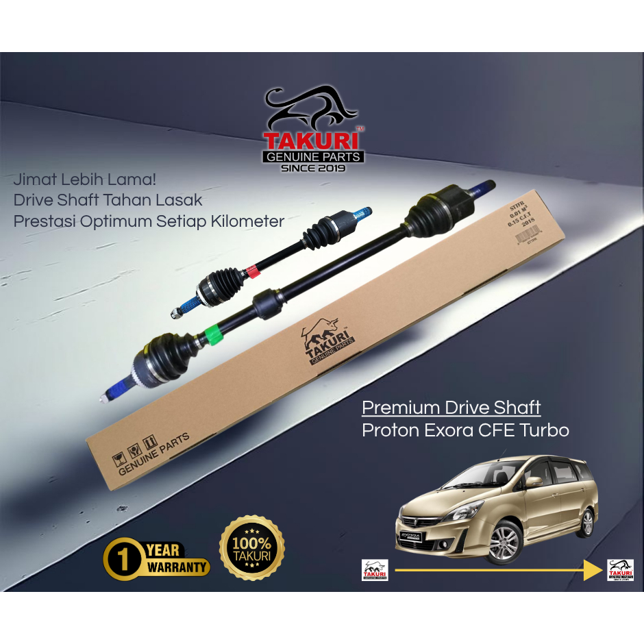 Takuri Drive Shaft Assembly For Proton Exora CPS / CFE Front Left ...