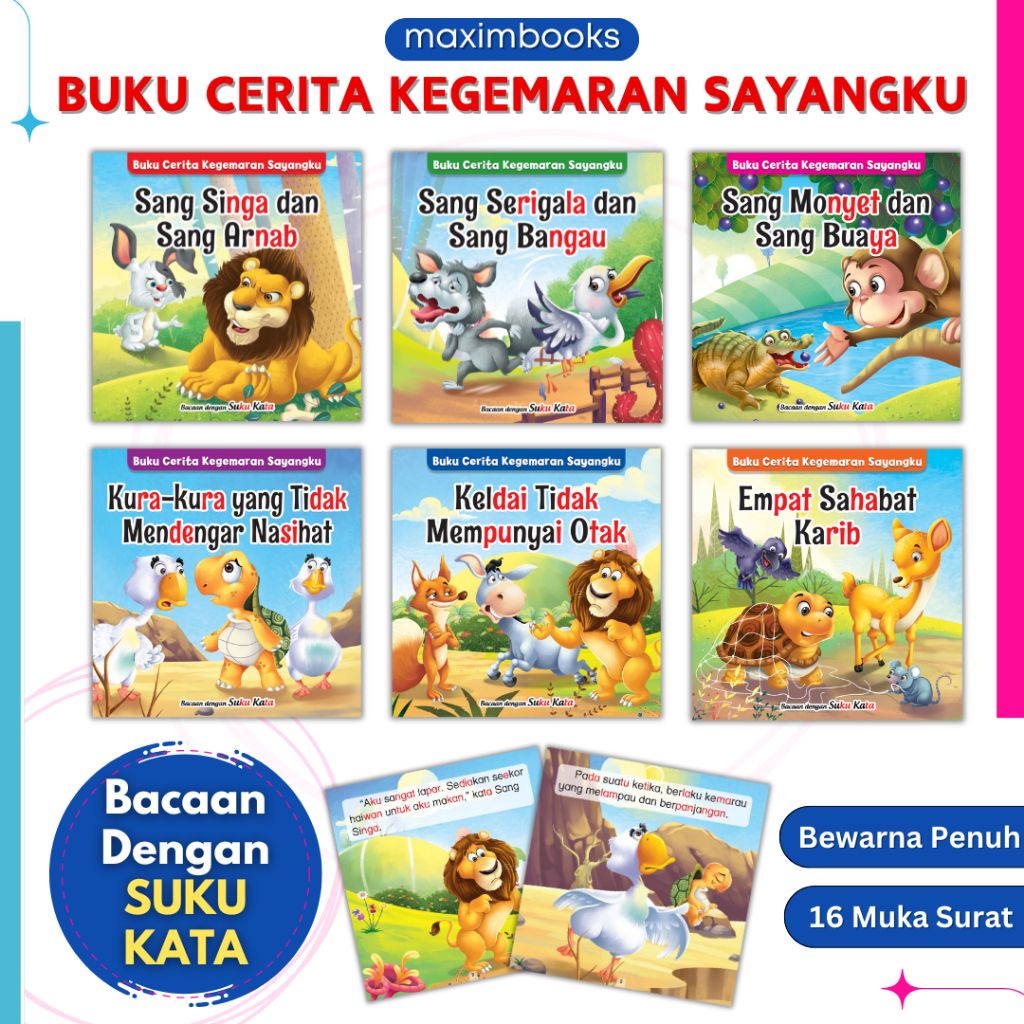 Buku Cerita Kegemaran Sayangku - Buku Kanak-Kanak | Buku Cerita Full ...