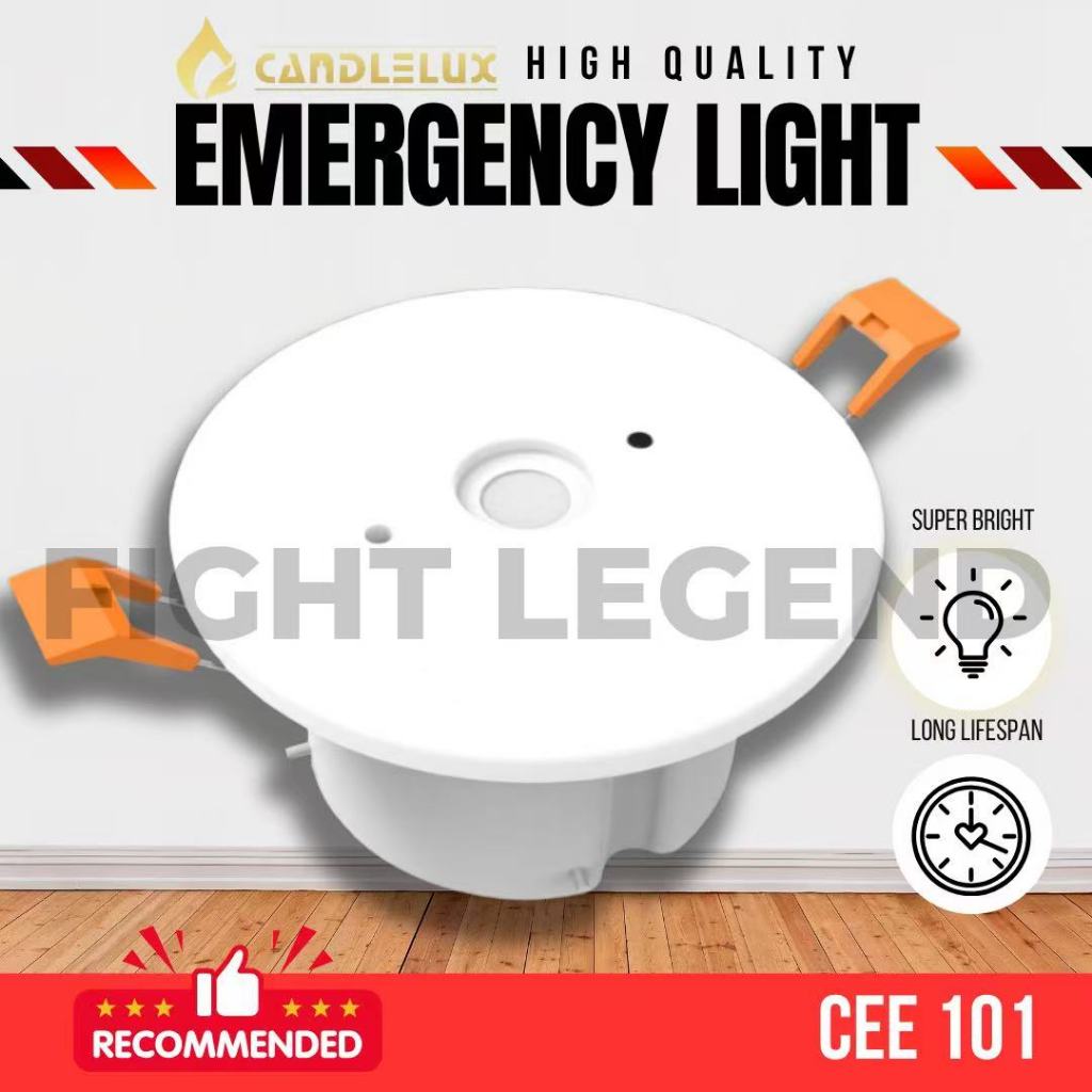 CANDLELUX CEE-101 RECESSED EMERGENCY LIGHT ROUND EMERGENCY EYEBALL ...