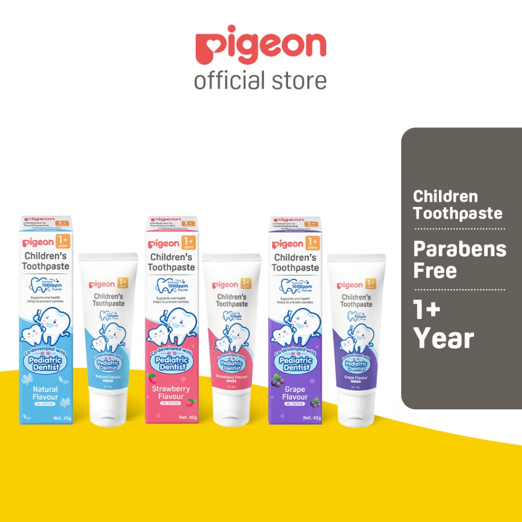 Pigeon Children Toothpaste 1+ Year Old (45g) | Shopee Malaysia
