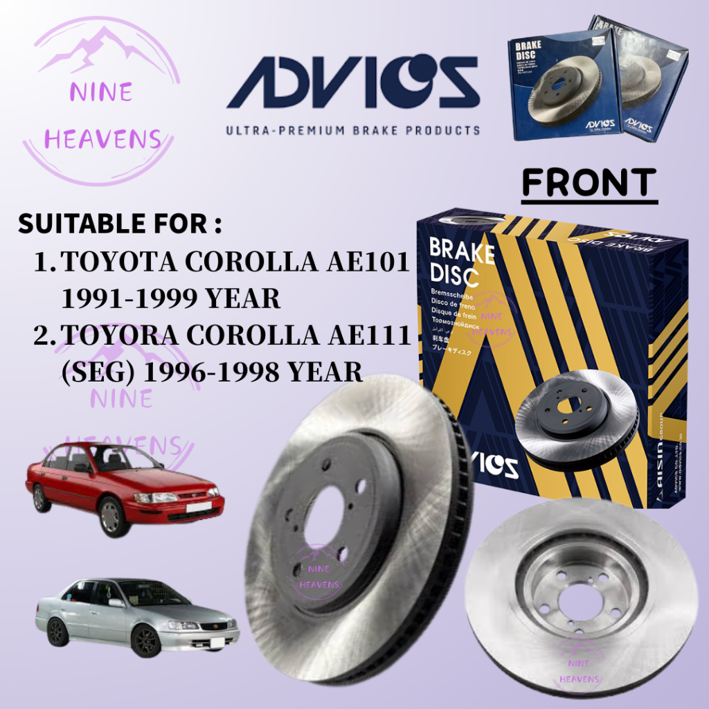 (1PAIR) AISIN ADVICS TOYOTA COROLLA AE101 1991-1999, AE111 (SEG) 1996 ...