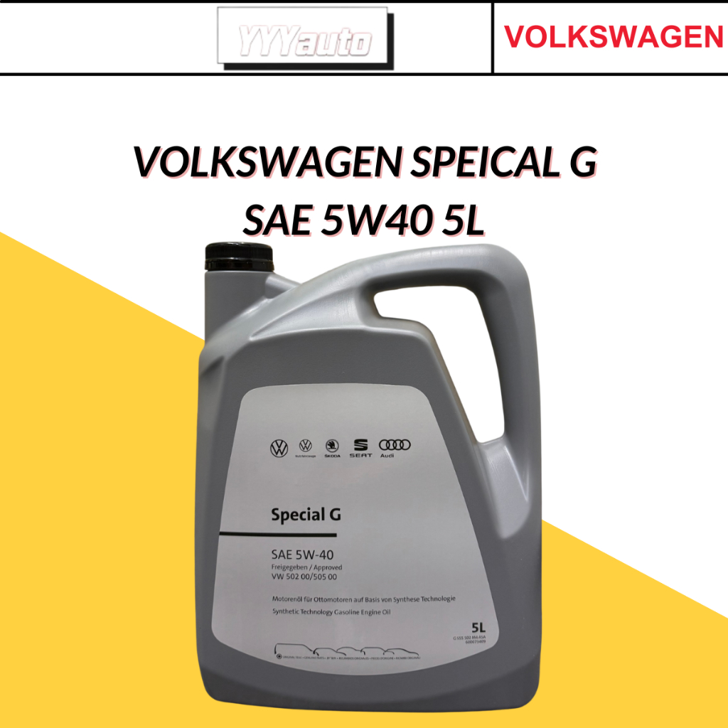 ( 100% ORIGINAL ) VOLKSWAGEN AUDI ENGINE OIL SPECIAL G 5W40 FULLY ...