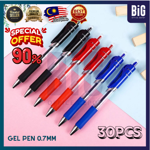 【30PCS-RM12 | SALE】GEL PEN 0.5 SUPER SMOOTH | OFFICE PEN | PEN SEKOLAH ...
