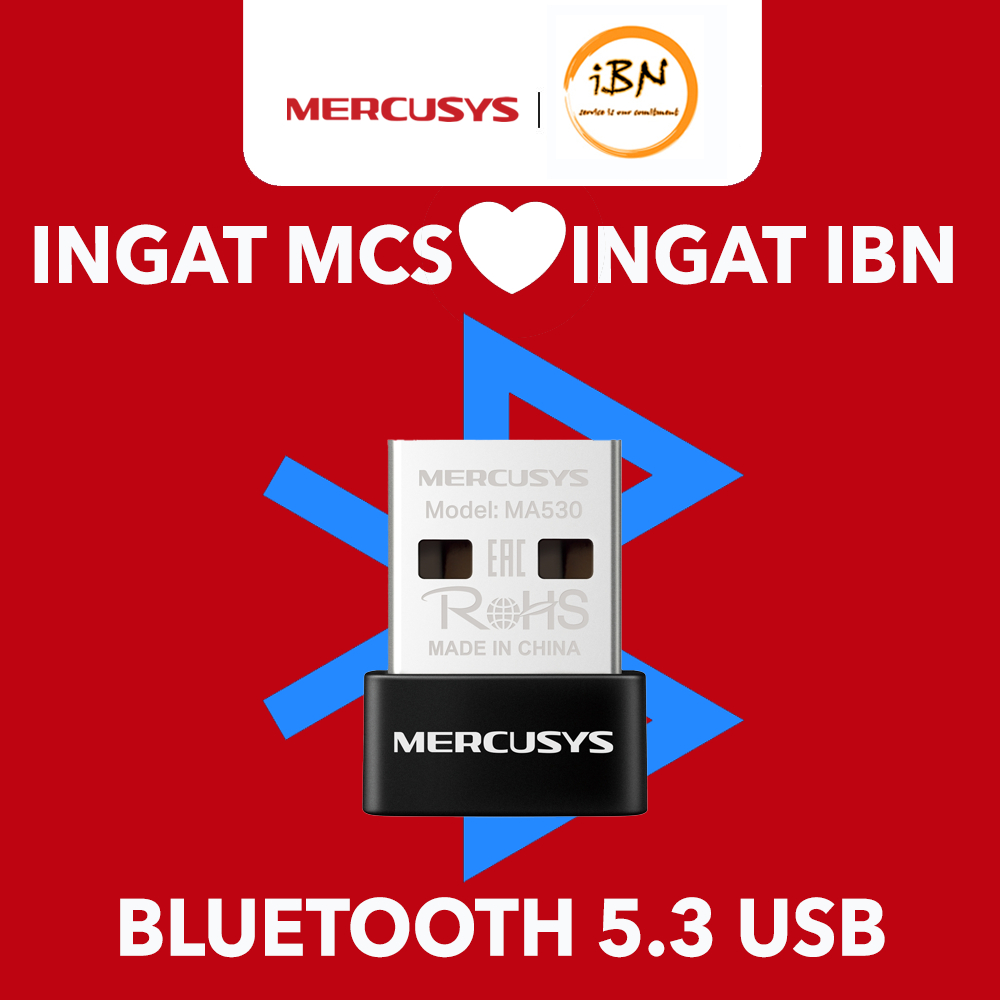 Mercusys Wireless Bluetooth 5.3 Nano USB Adapter For Desktop Laptop ...
