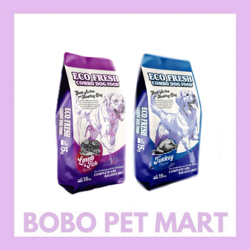 Eco Fresh Combo Dog Food 15kg (Lamb&Fish / Turkey) | Shopee Malaysia