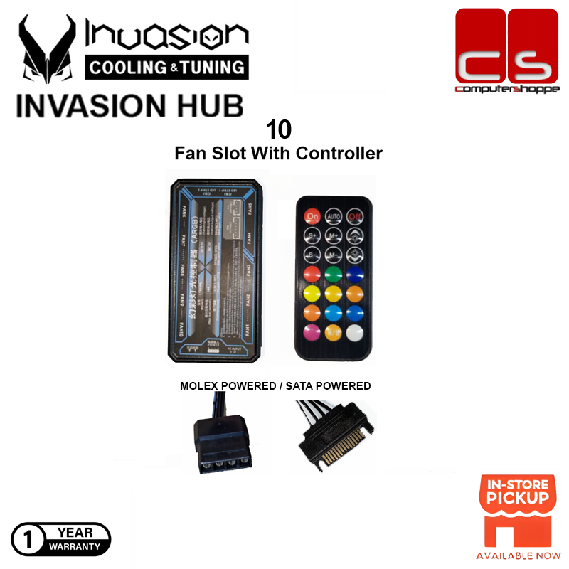 INVASION ARGB HUB 6Slot / 10Slot / 10 Slot+Controller FOR INVASION ...