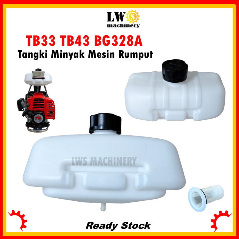 Mesin rumput fuel tank with fuel cap TB33 TB43 TL33 BG330 BG328A ...