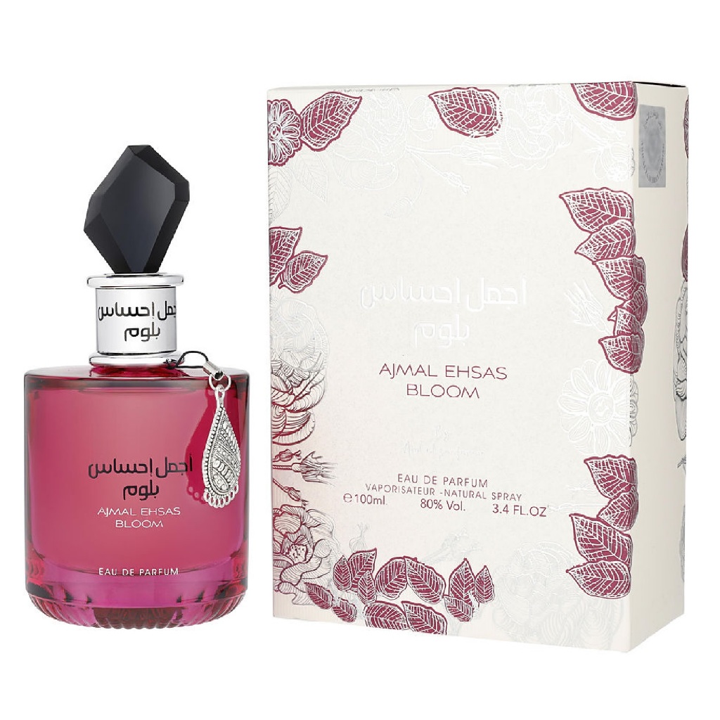 PERFUME AJMAL EHSAAS BLOOM BY ARD AL ZAFRAAN FROM DUBAI EDP 100ML FOR ...