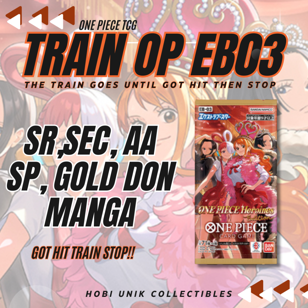 (Live Rip)[EB03] One Piece Booster Pack Train TCG : Heroines Edition ...