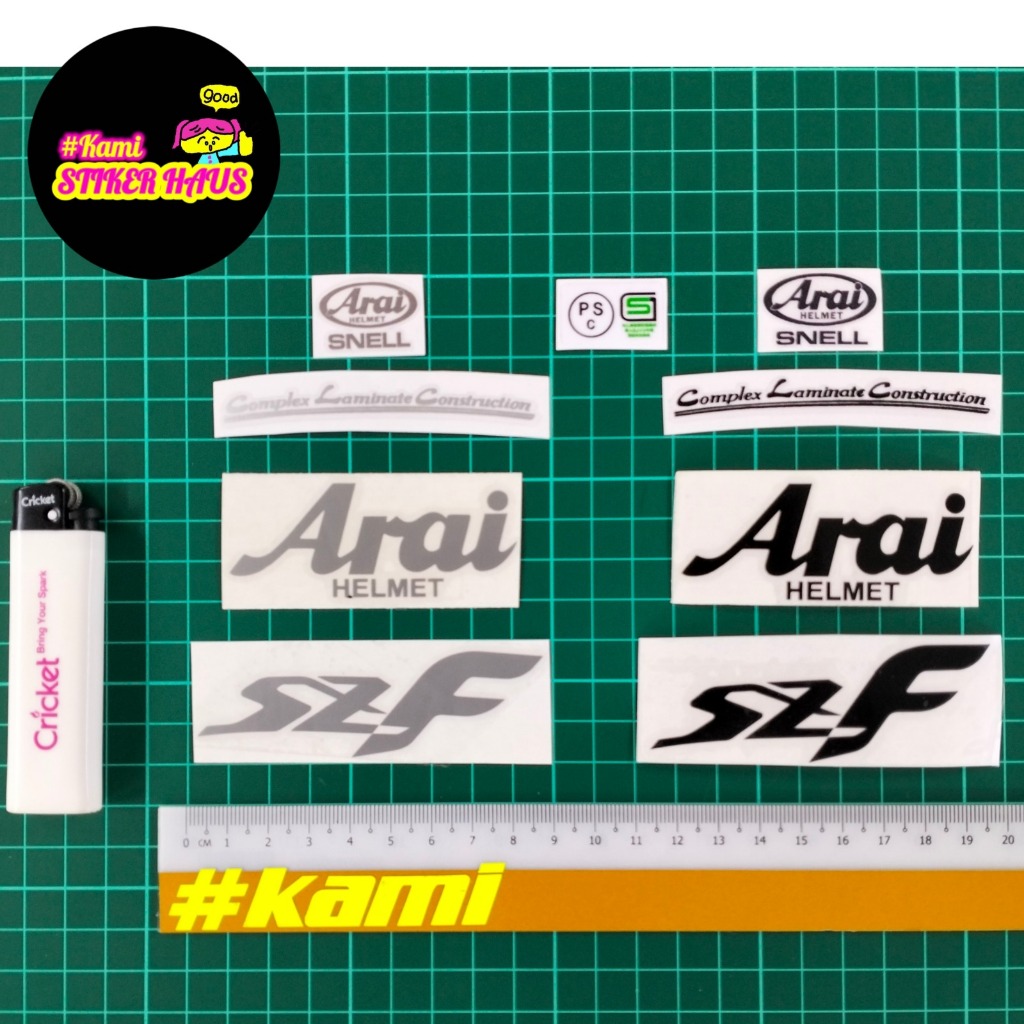 Arai SZF Helmet Restore Stickers Sticker Stiker | Shopee Malaysia