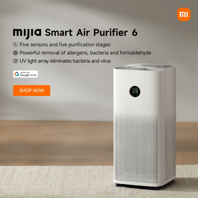 Mijia Smart Air Purifier 6 | 5 sensors and 5 purification stages ...