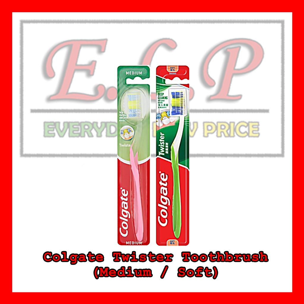 📣Daily Sales📣Colgate Twister Plus Toothbrush(Medium / Soft) | Shopee ...