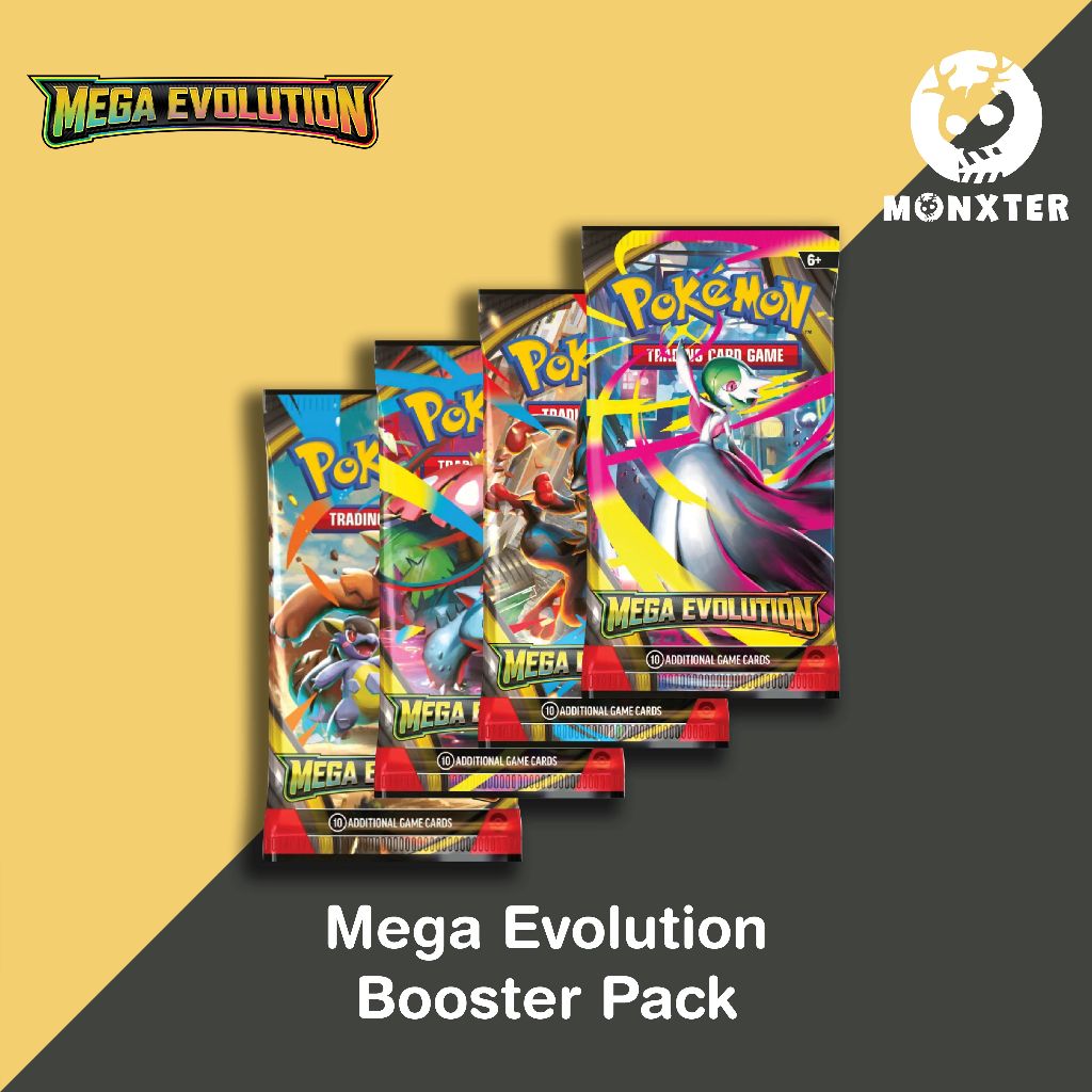 Pokémon TCG - Mega Evolution Booster Pack | Shopee Malaysia