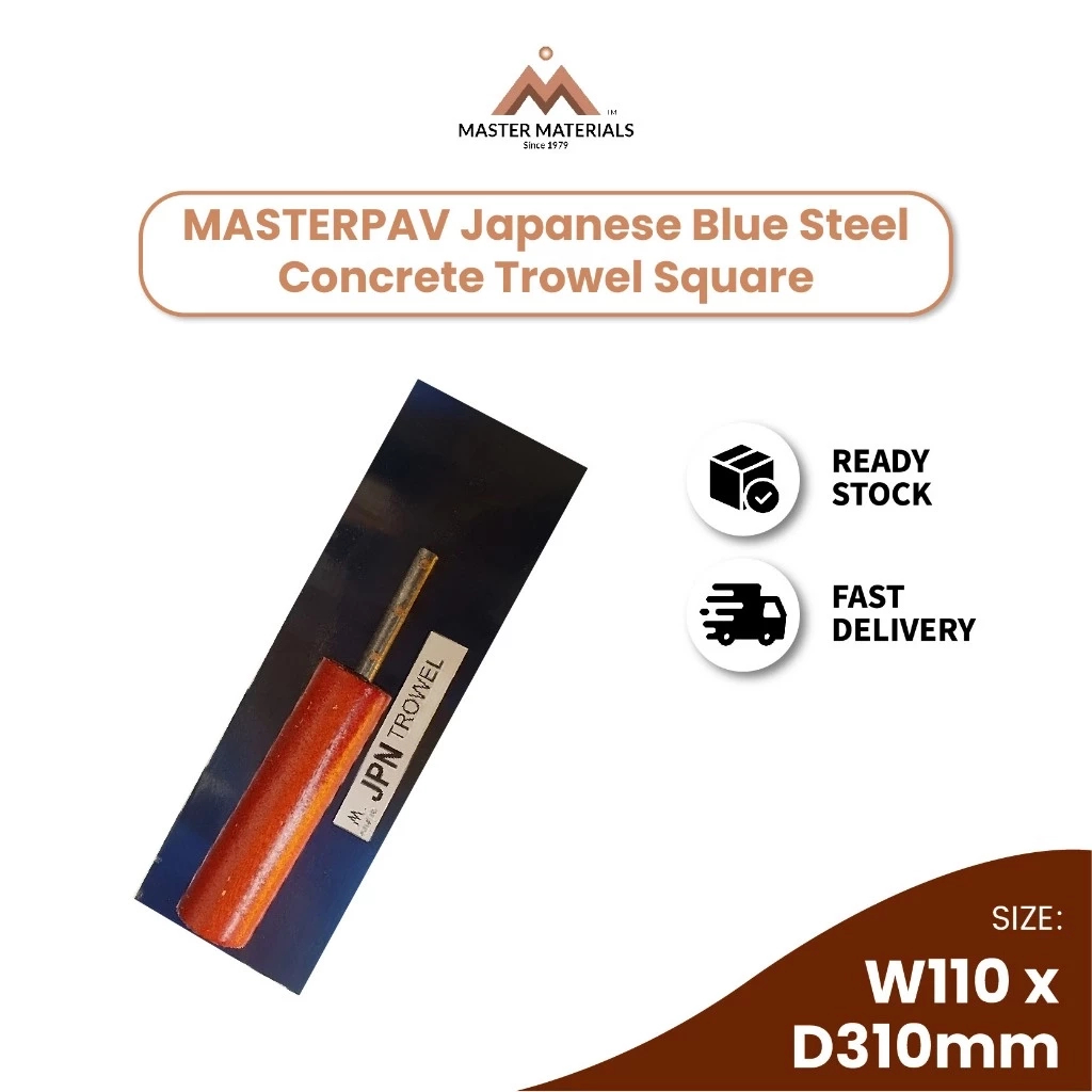 MASTERPAV Japanese Blue Steel Concrete Trowel Square | Shopee Malaysia
