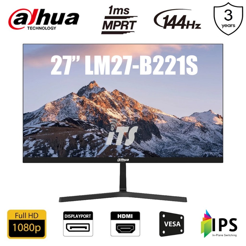 Dahua 27" LM27-B221S 1ms 144hz FHD Commercial Monitor | Shopee Malaysia