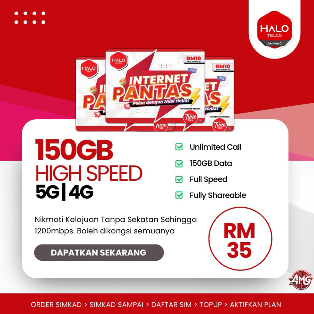 🔥 150GB FULL SPEED + UNLIMITED CALL🔥 SIMKAD HALO TELCO TUNE TALK HIGH ...